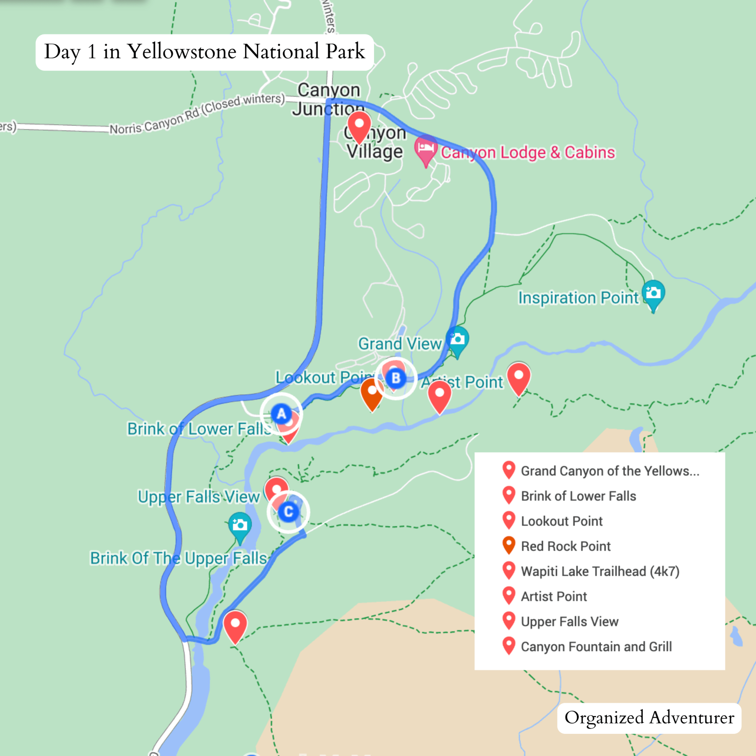 3 Day Itinerary Yellowstone